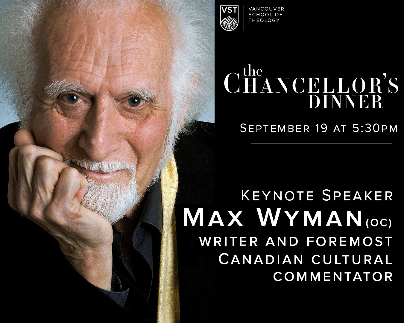 Cultural Commentator Max Wyman (OC) to Present at 2024 Chancellor's ...