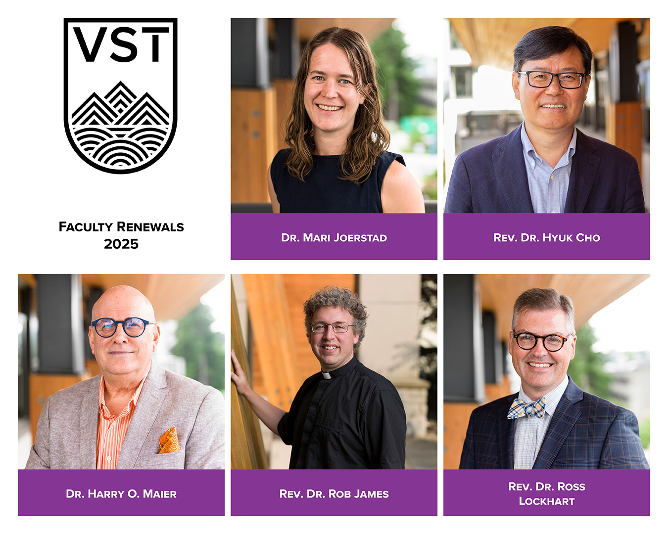 Faculty Positions Reviewed & Renewed - Vancouver School of Theology
